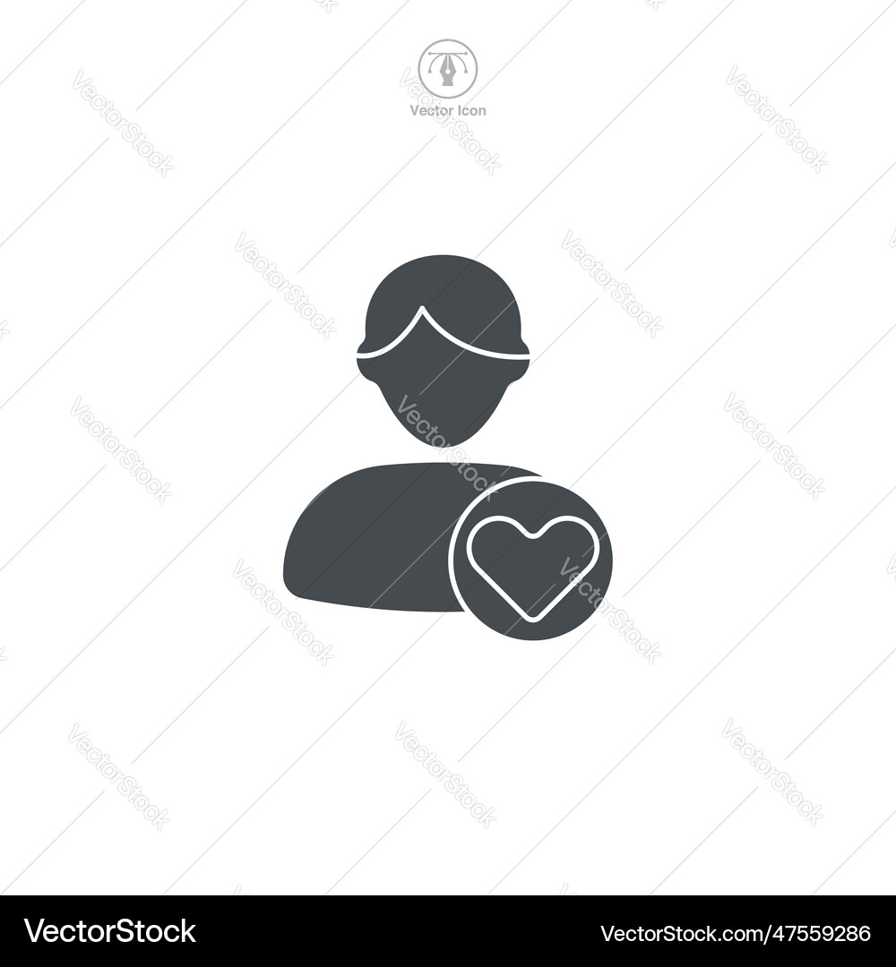 Clean of a customer profile icon representing Vector Image