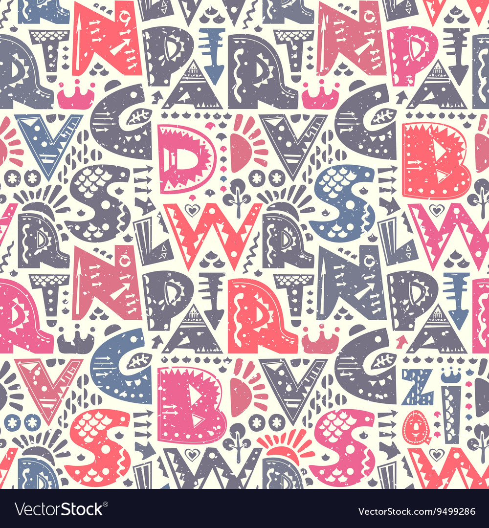 Retro seamless pattern Royalty Free Vector Image