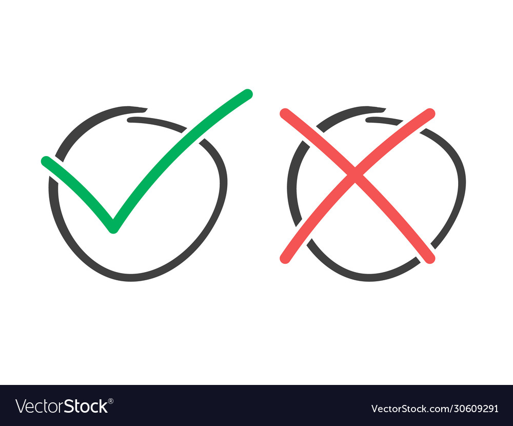 Check Mark Lizenzfreies Vektorbild - VectorStock
