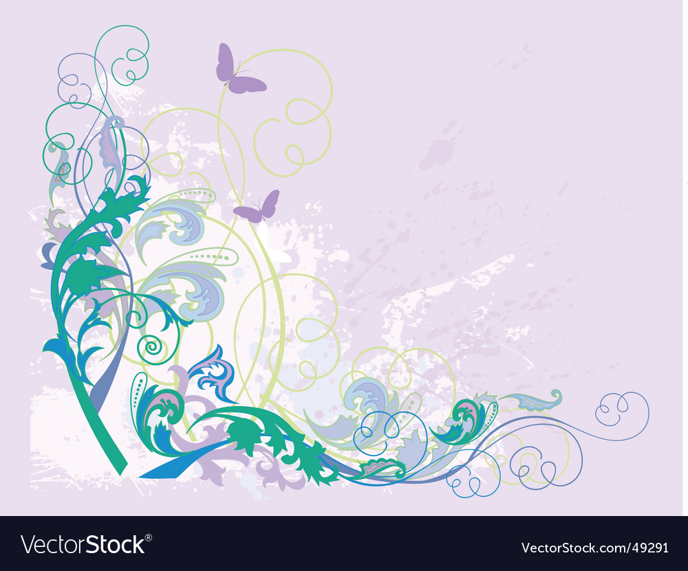 Floral design elements Royalty Free Vector Image