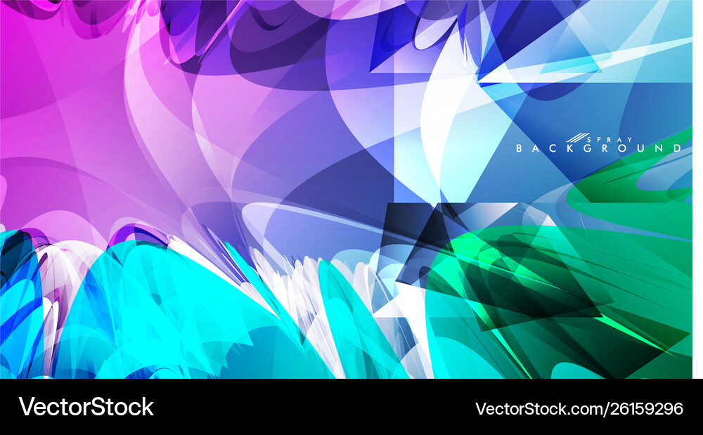 Abstract background color watercolor mix Vector Image
