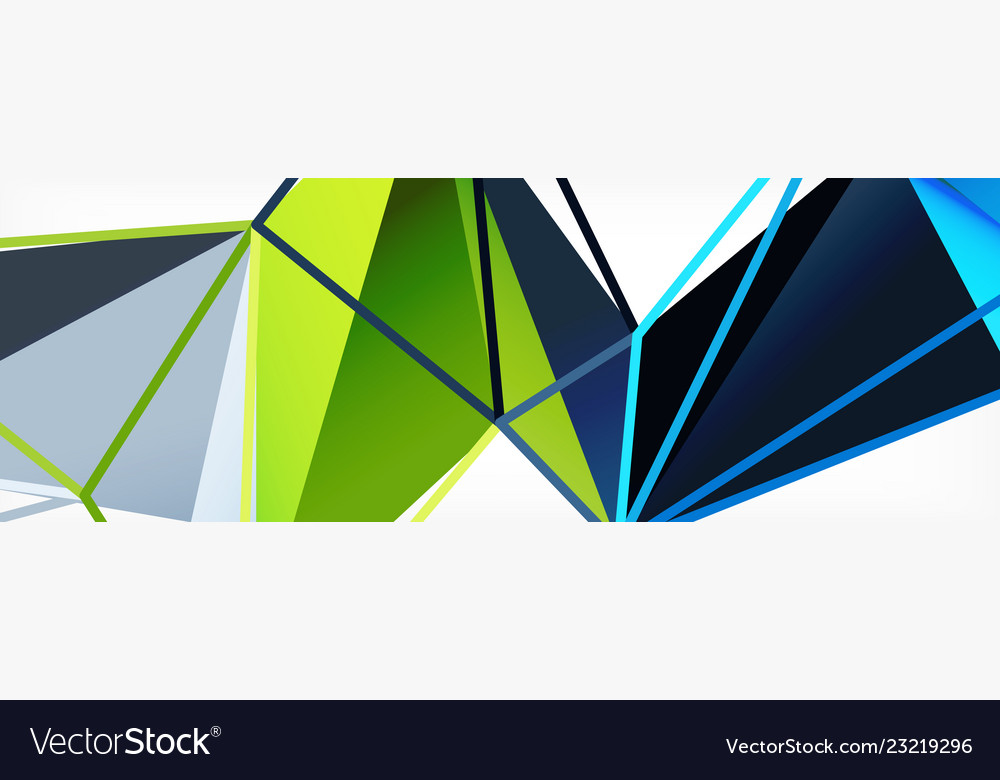 Colorful geometric triangle background Royalty Free Vector