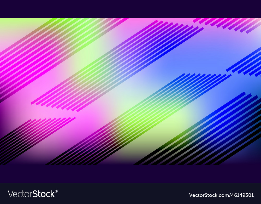 Colorful diagonal lines background modern Vector Image