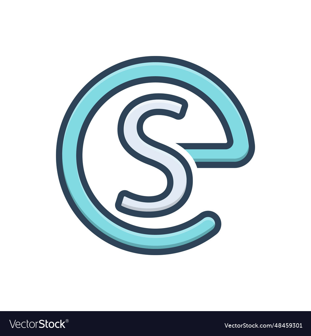 Es Royalty Free Vector Image - VectorStock