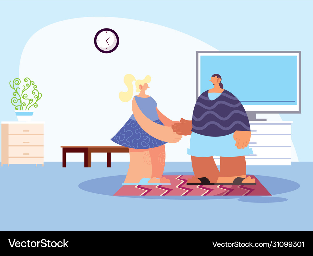 Women gathered together sharing at home Royalty Free Vector