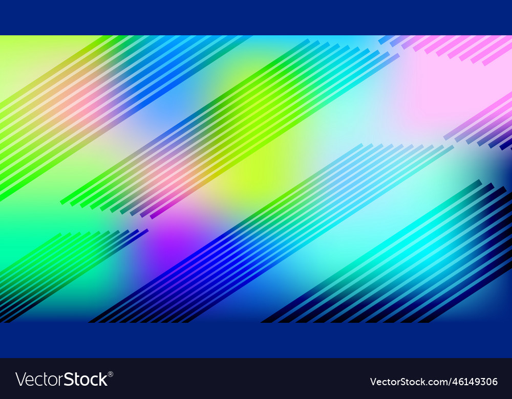 Colorful diagonal lines background modern Vector Image
