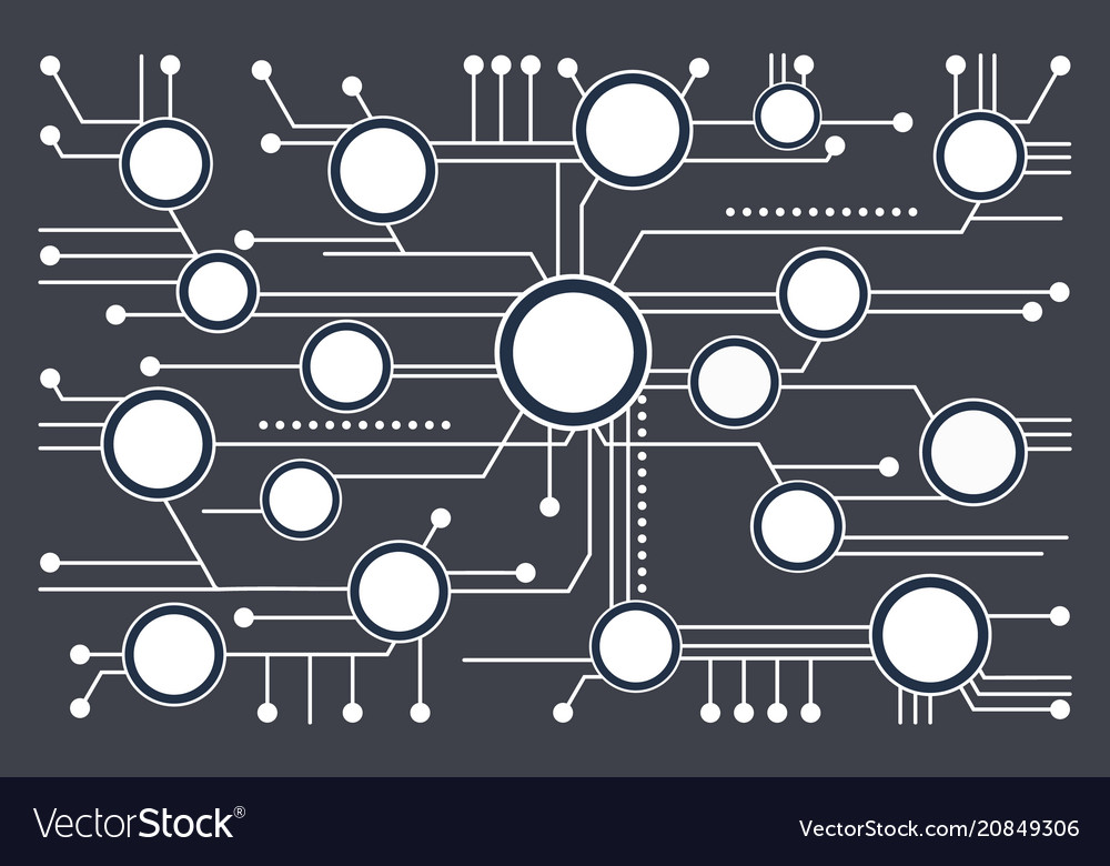 Cryptocurrency poster sample Royalty Free Vector Image