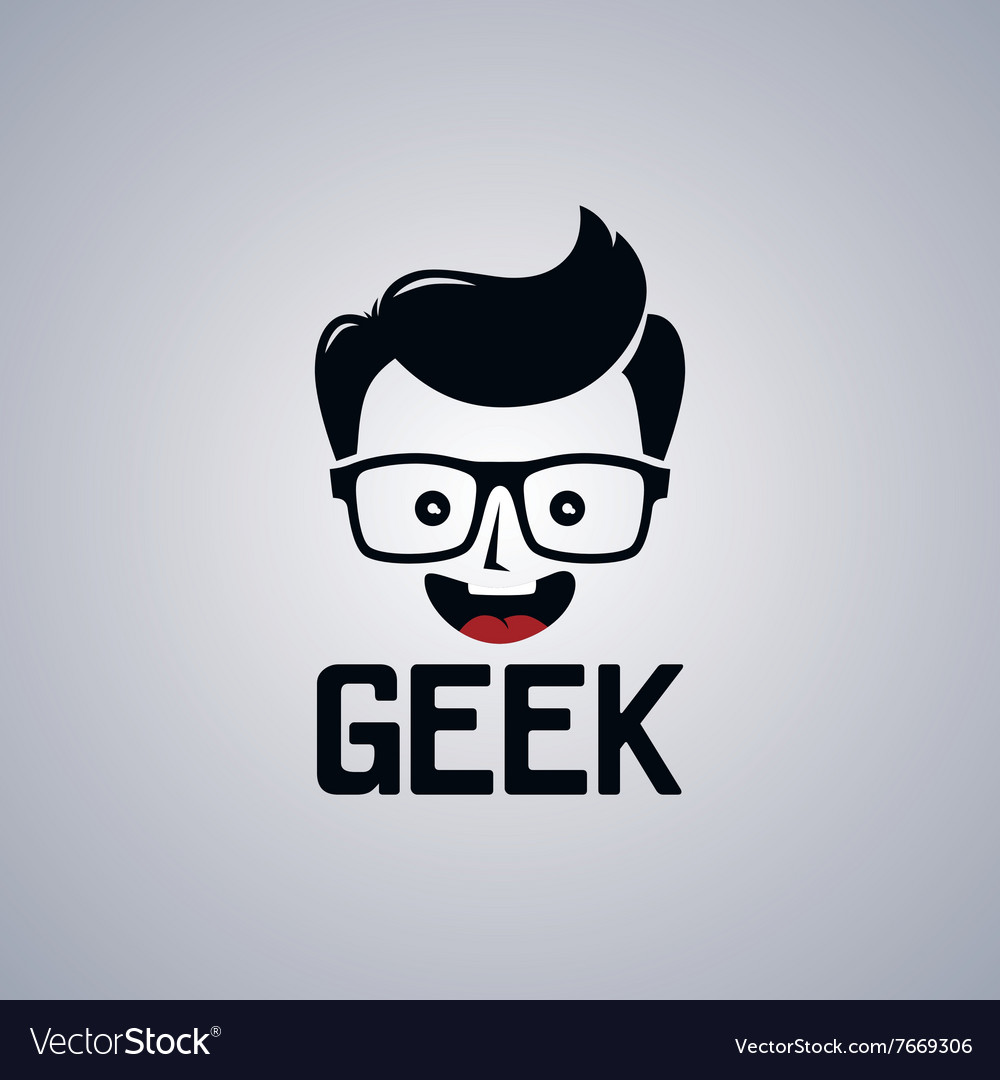 Geek nerd guy Royalty Free Vector Image - VectorStock