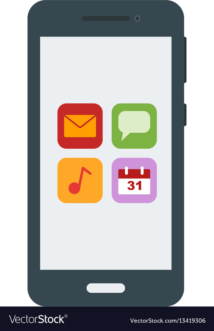 Multiple apps Royalty Free Vector Image - VectorStock