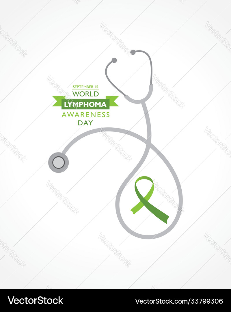 World lymphoma awareness day observed Royalty Free Vector