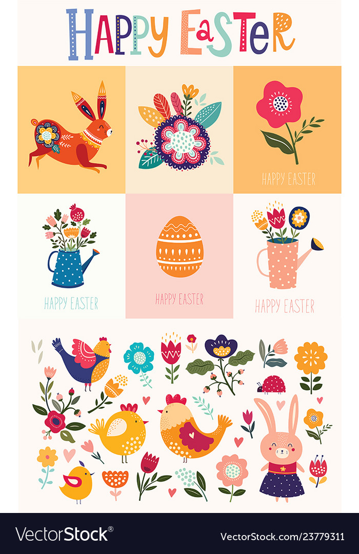 Easter Royalty Free Vector Image - VectorStock