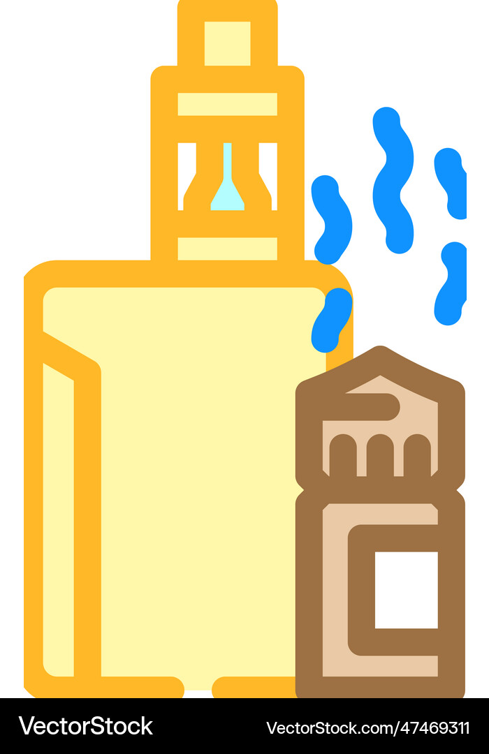 Vapour smell color icon Royalty Free Vector Image