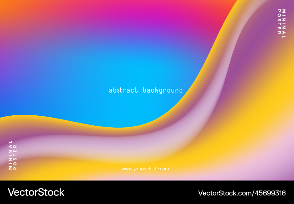 Colorful fluid background liquid color background Vector Image