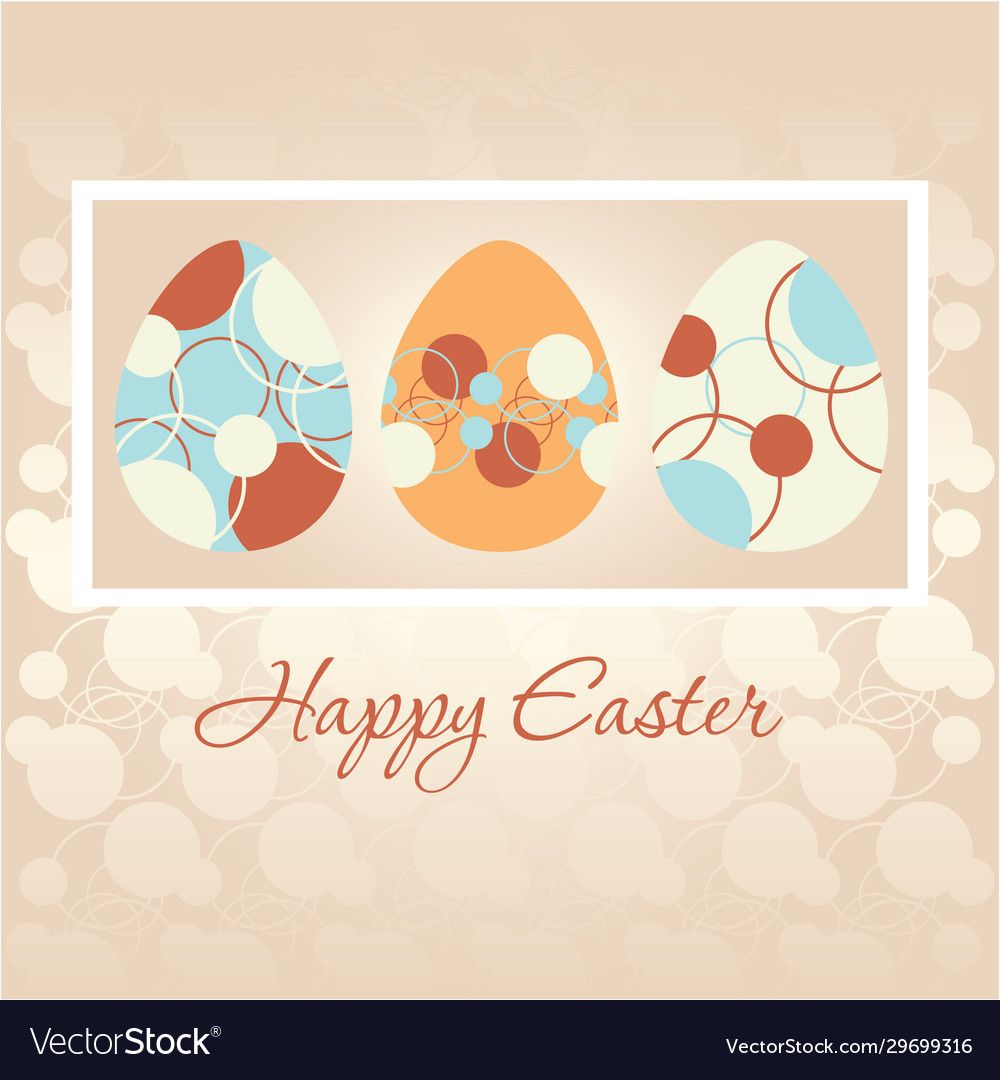 Happy easter Royalty Free Vector Image - VectorStock