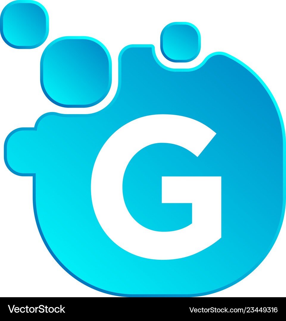 Printable Bubble Letter G