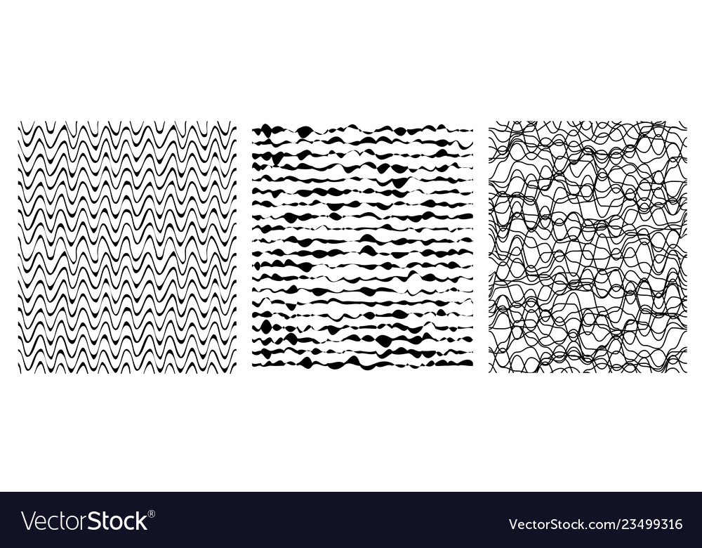 Set seamless grunge pattern art Royalty Free Vector Image