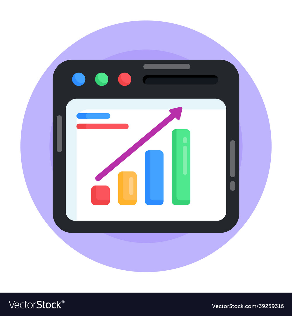 Website analytics Royalty Free Vector Image - VectorStock