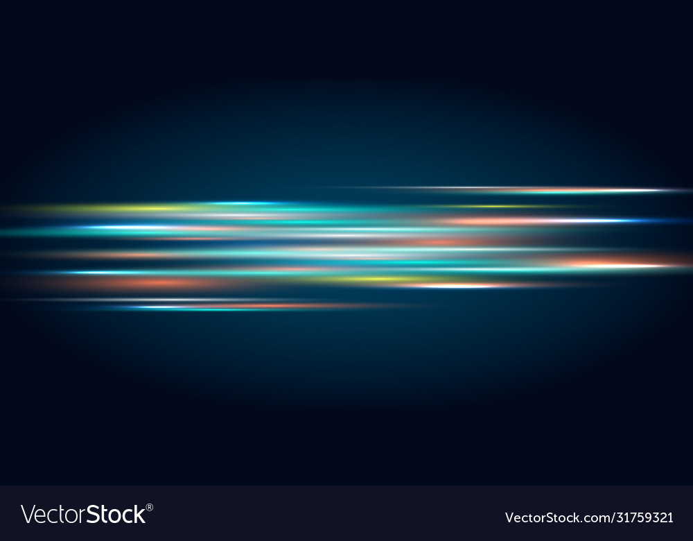 Abstract technology concept lighting effect Vector Image
