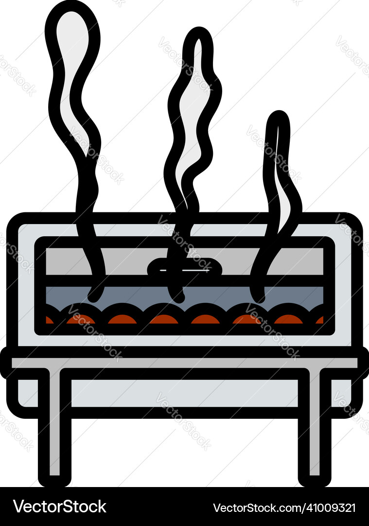 Chafing dish icon Royalty Free Vector Image - VectorStock