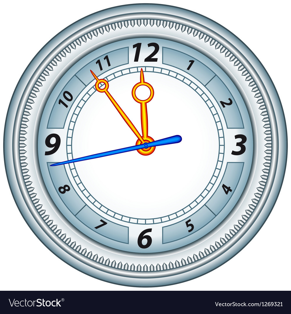 Clock Royalty Free Vector Image - VectorStock