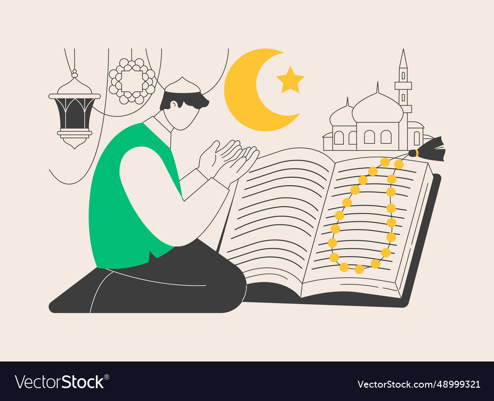 Islam abstract concept Royalty Free Vector Image