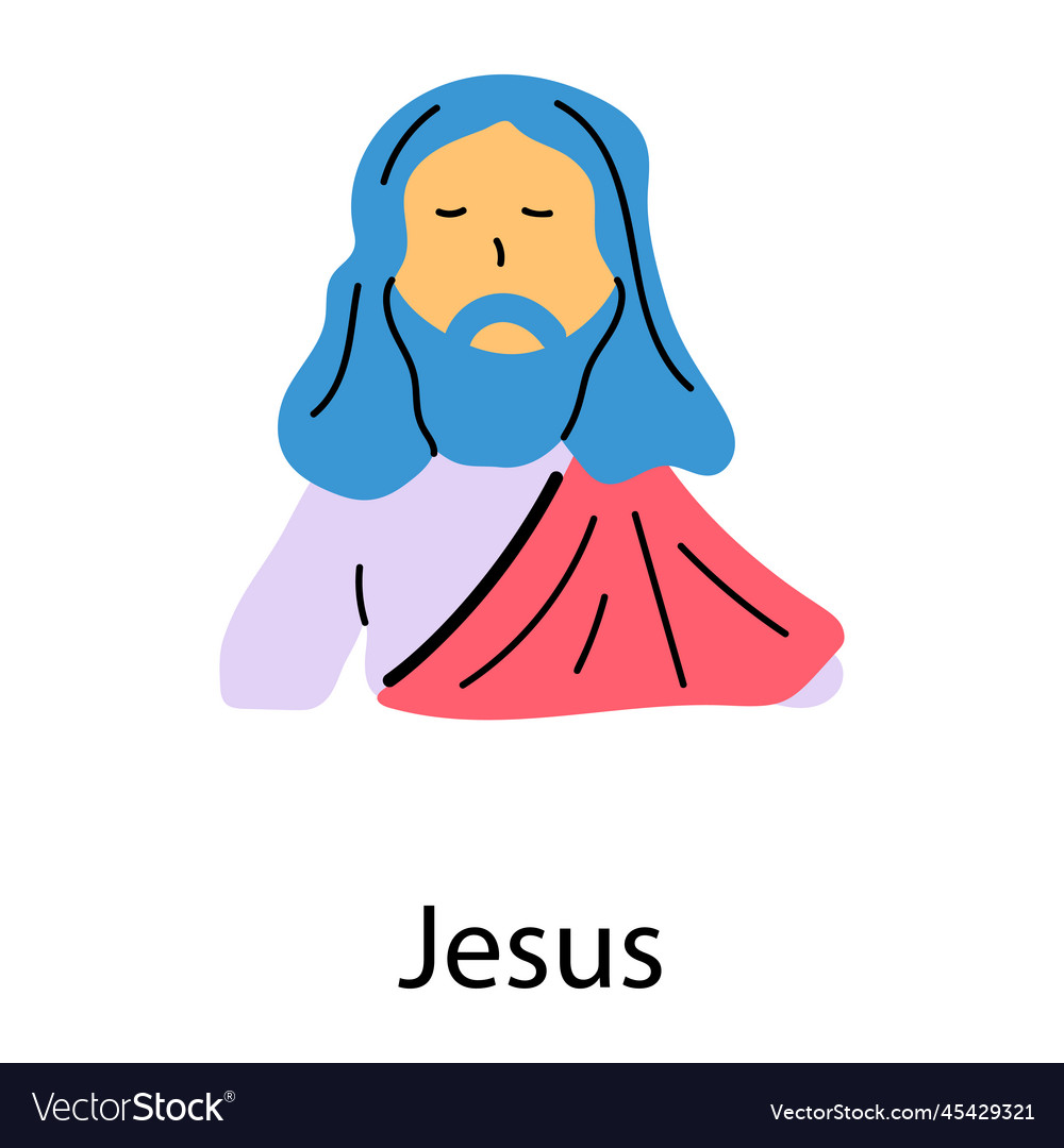 Jesus Royalty Free Vector Image - VectorStock Jesus Royalty Free Vector Image - VectorStock