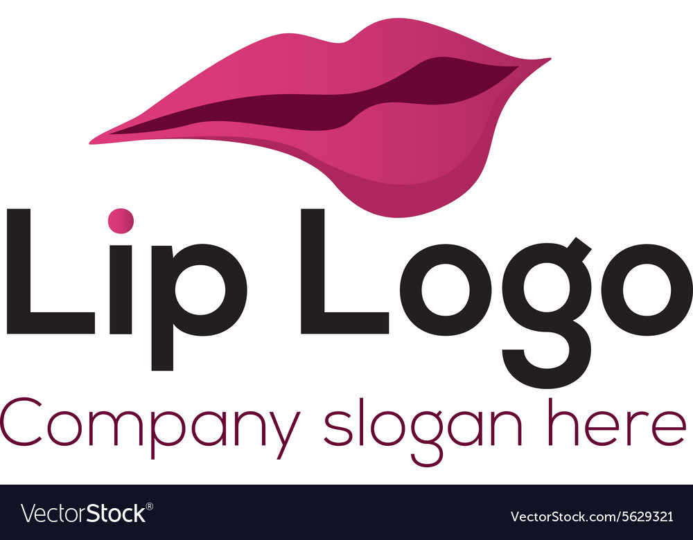 Lip logo Royalty Free Vector Image - VectorStock