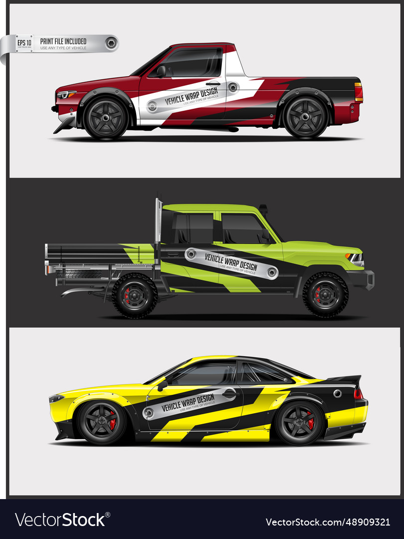 Rusty texture car wrap decal design Royalty Free Vector