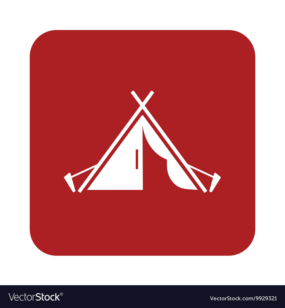 Tent icon Royalty Free Vector Image - VectorStock
