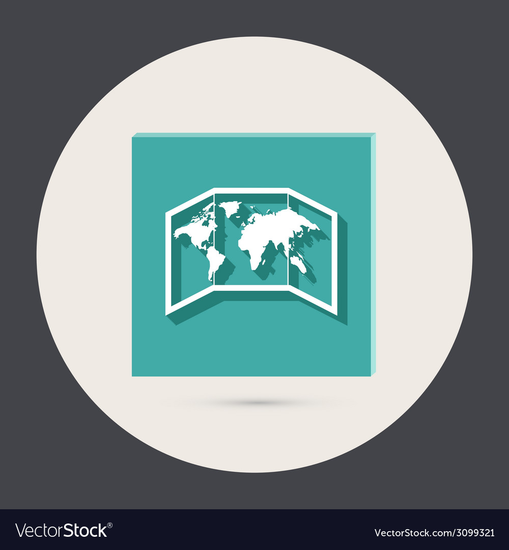 World map-countries Royalty Free Vector Image - VectorStock