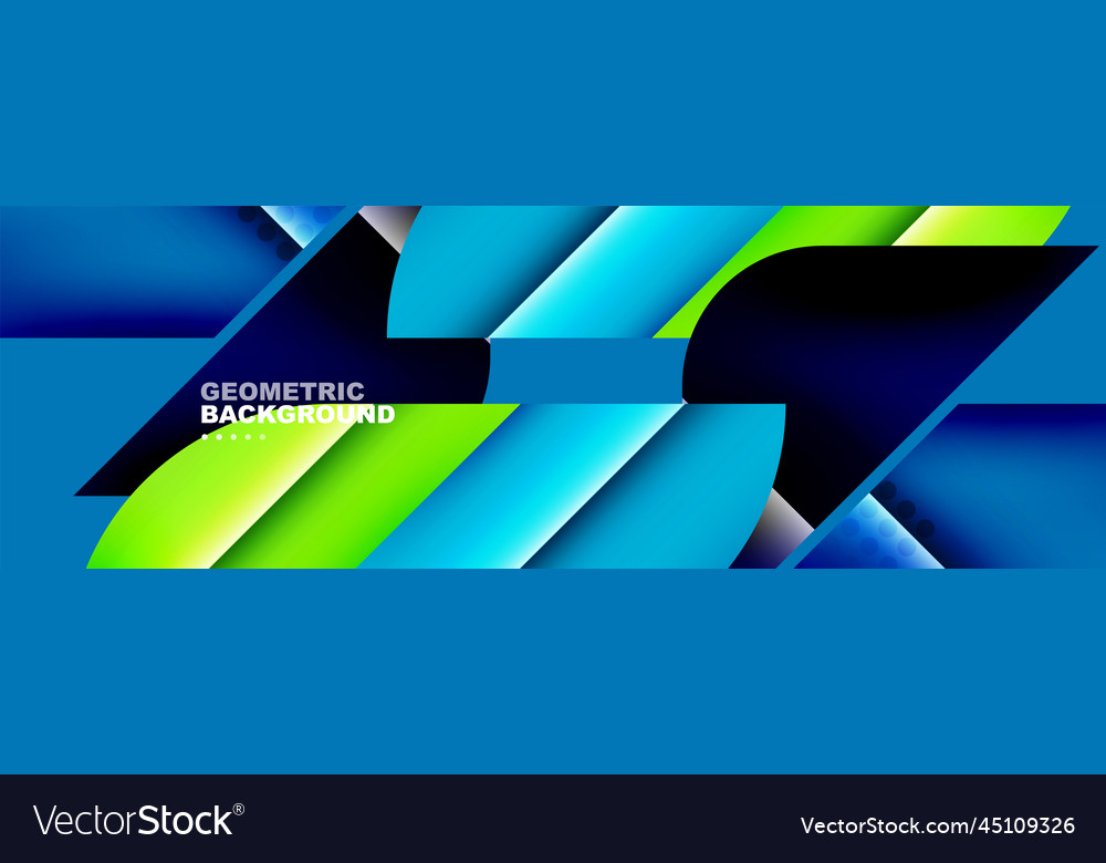 Abstract background with geometric elements Vector Image