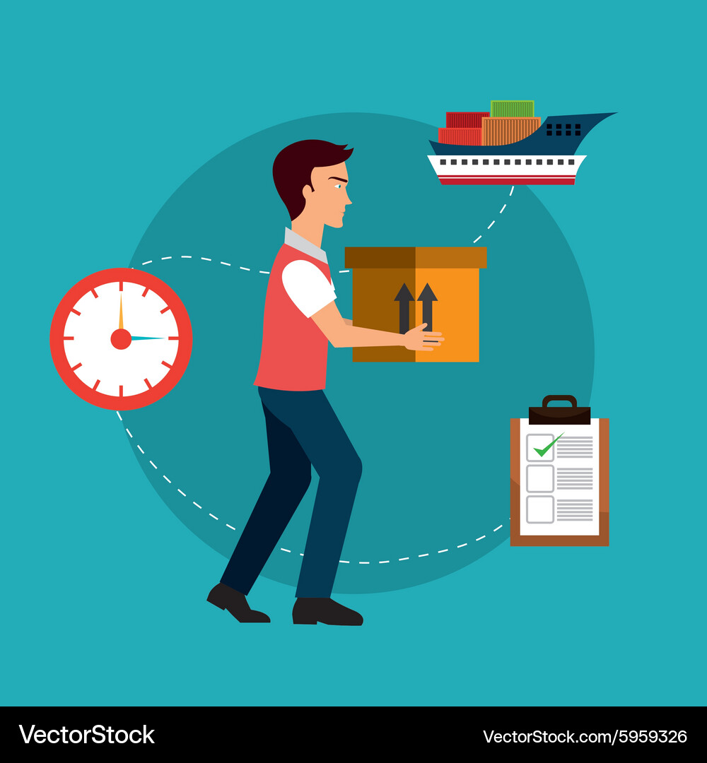 Delivery design Royalty Free Vector Image - VectorStock