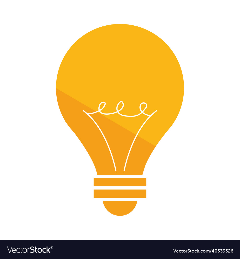 Light bulb icon Royalty Free Vector Image - VectorStock