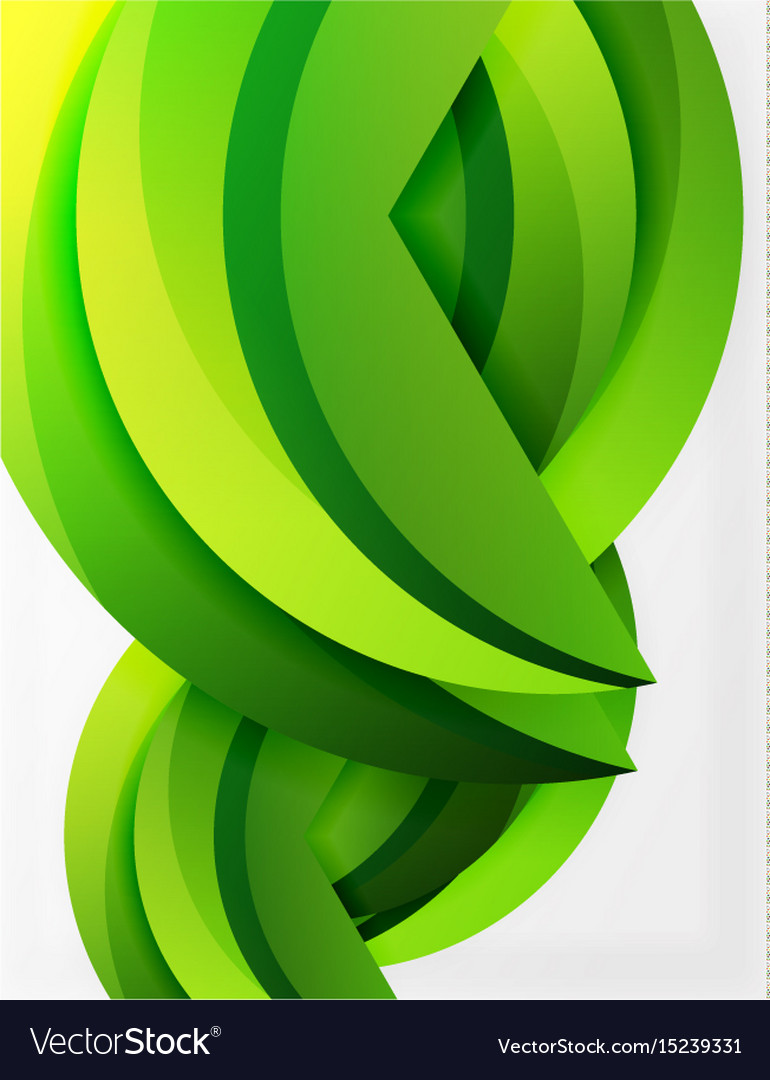 3d wave design Royalty Free Vector Image - VectorStock