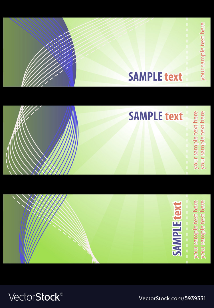 Banner Royalty Free Vector Image - VectorStock