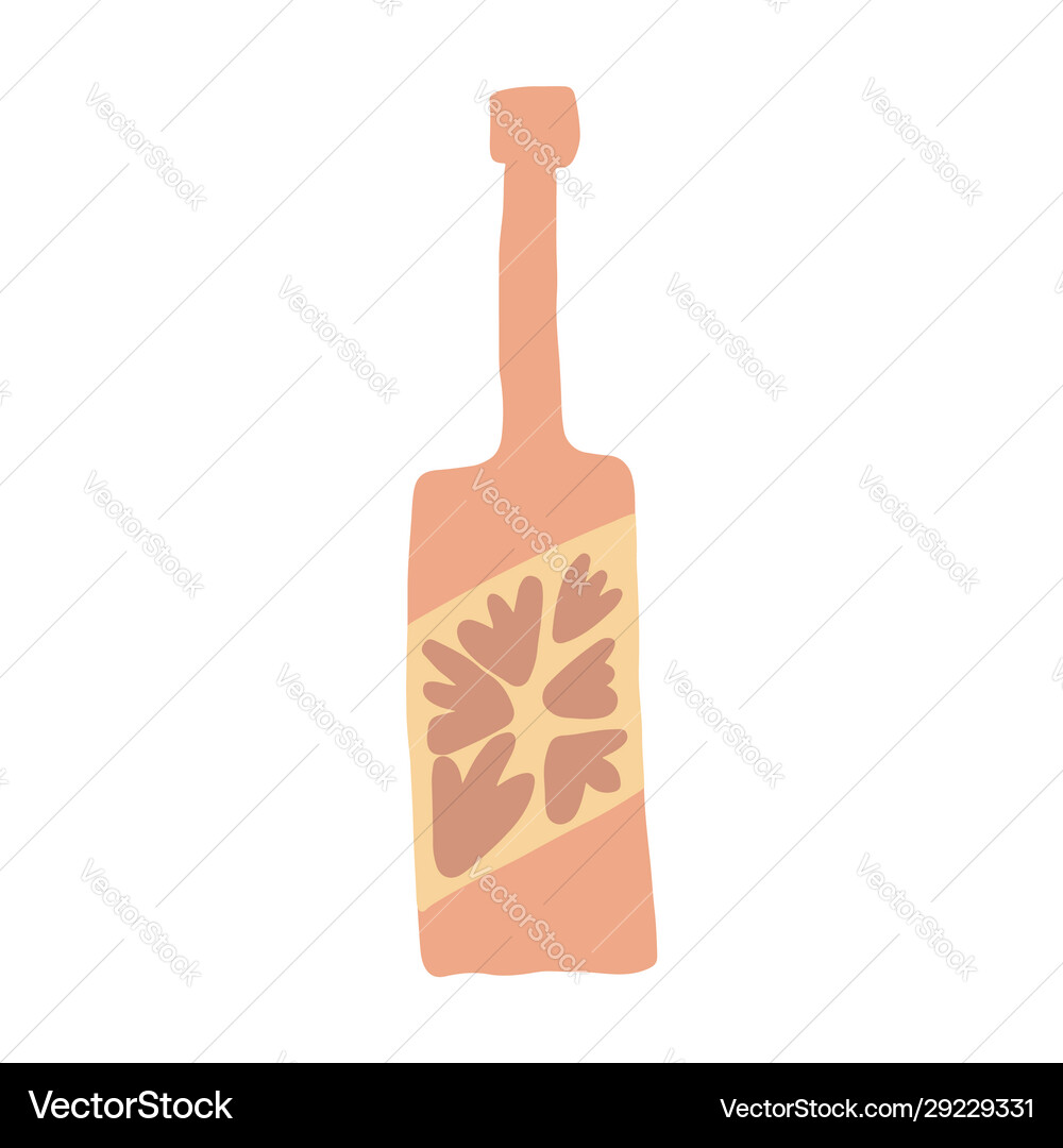 Cute alcohol bottle in doodle style freehand Vector Image