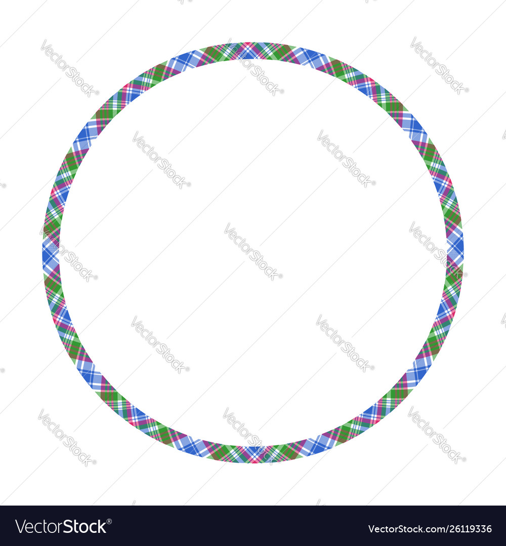 Circle borders and frames round border pattern Vector Image