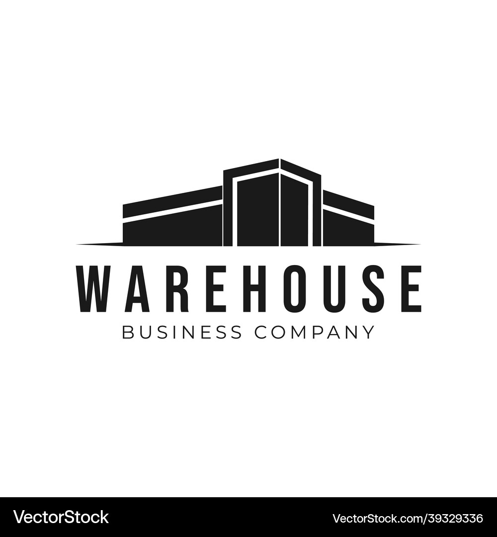Industrial manufacturing building logo design Vector Image