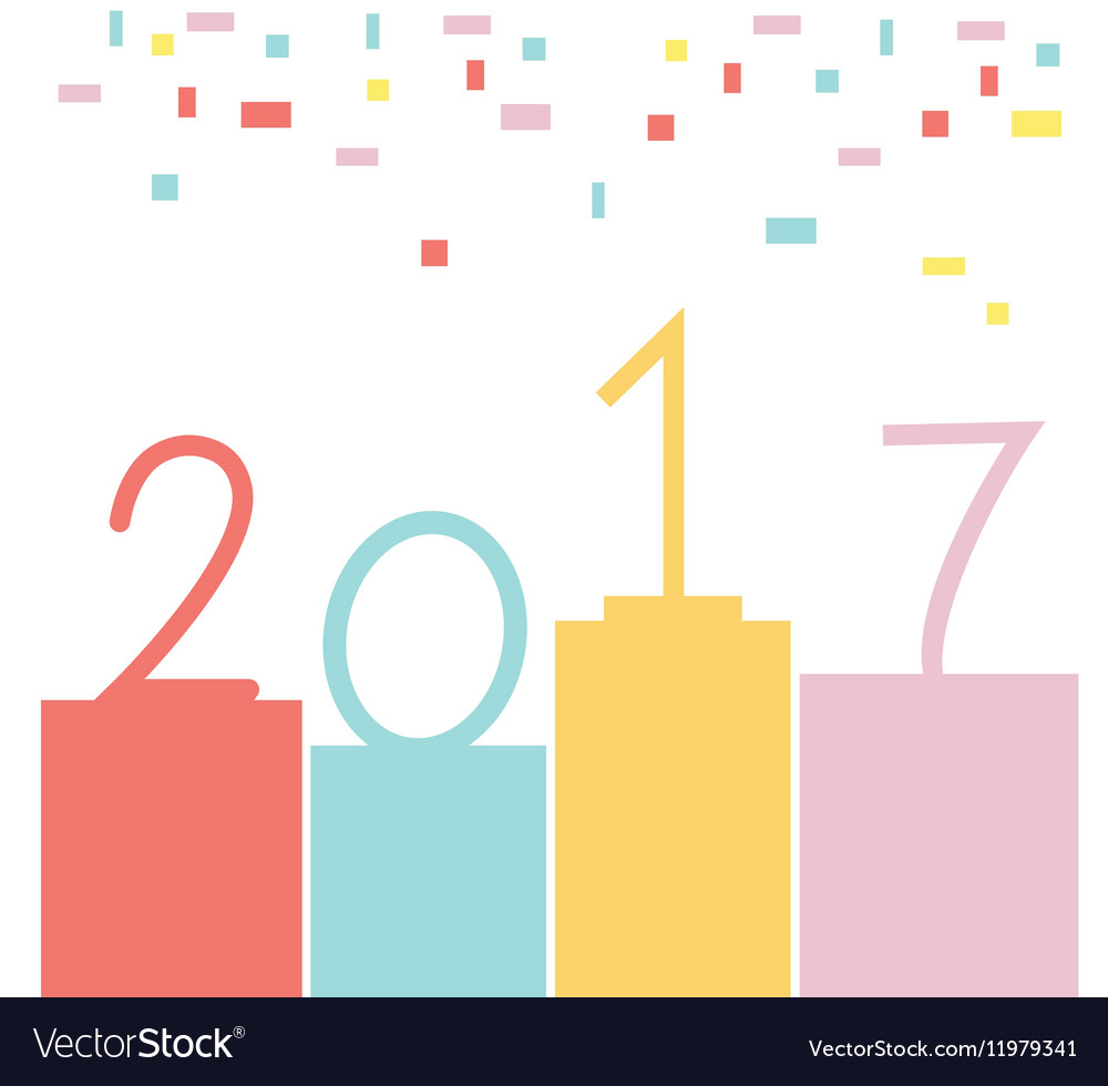 2017 x Royalty Free Vector Image - VectorStock