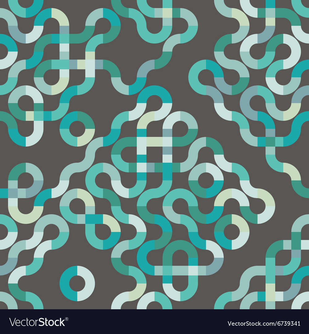 Simple geometric pattern colored lines Royalty Free Vector
