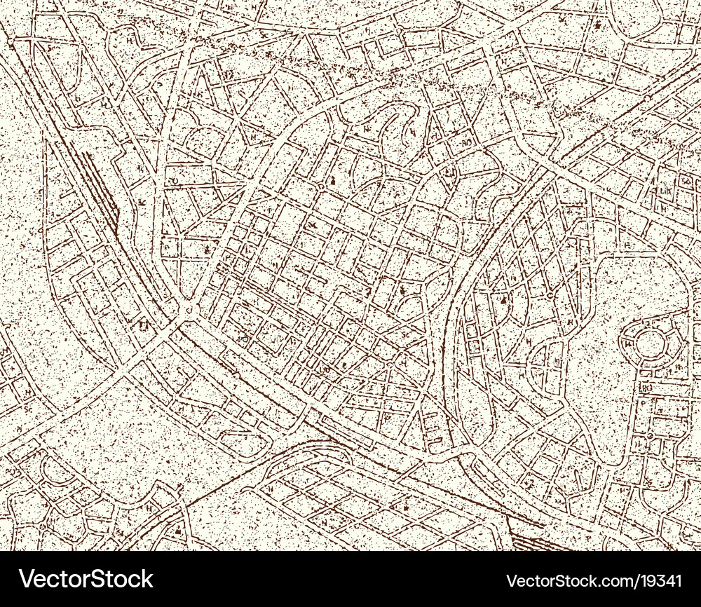 Vintage City Map Royalty Free Vector Image - VectorStock