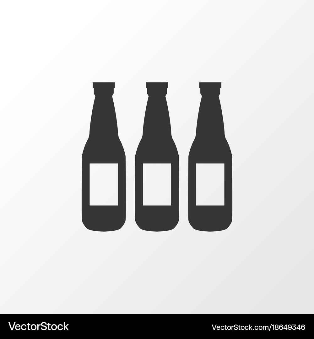 Beer icon symbol premium quality isolated ale Vector Image