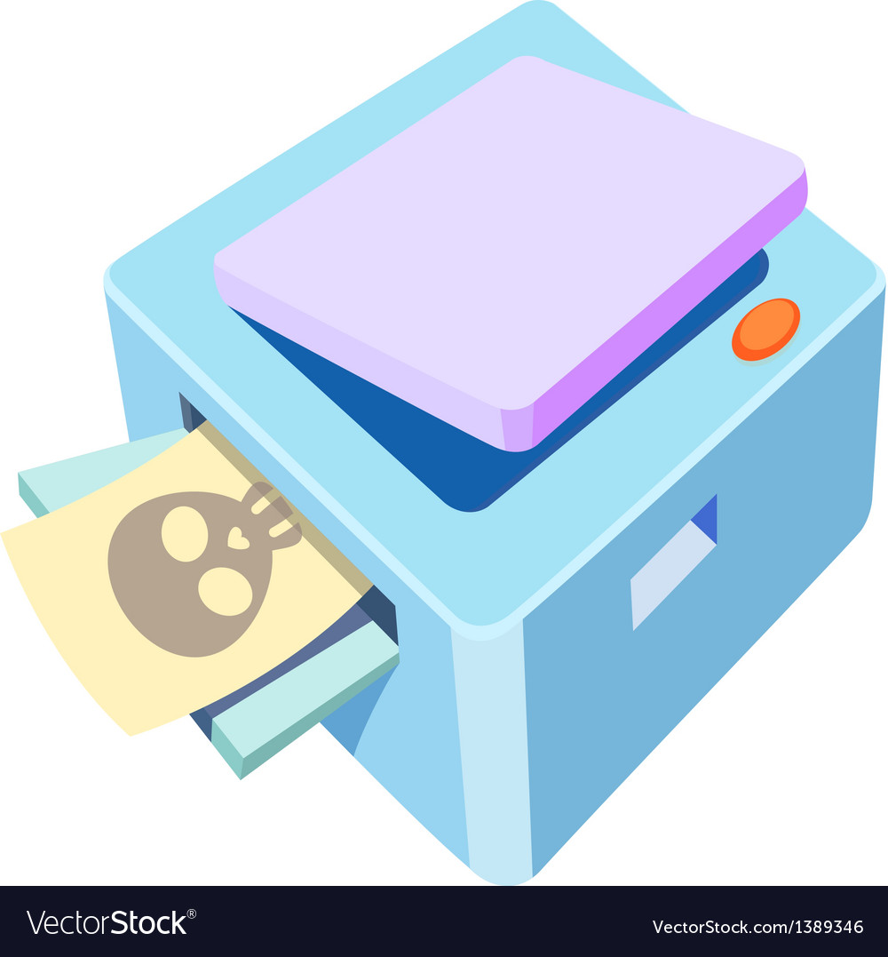 Icon copy machine Royalty Free Vector Image - VectorStock