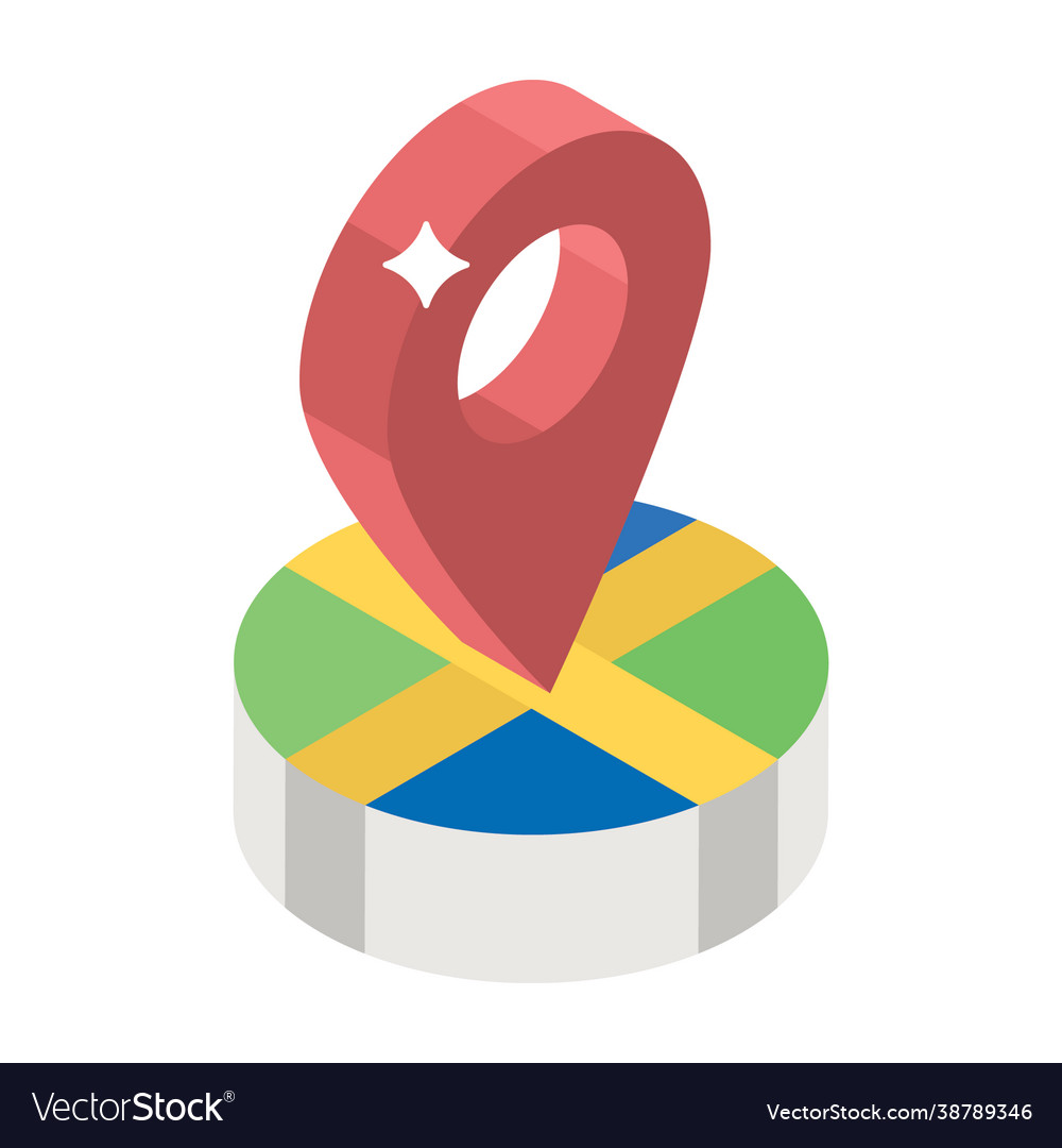 Map location Royalty Free Vector Image - VectorStock