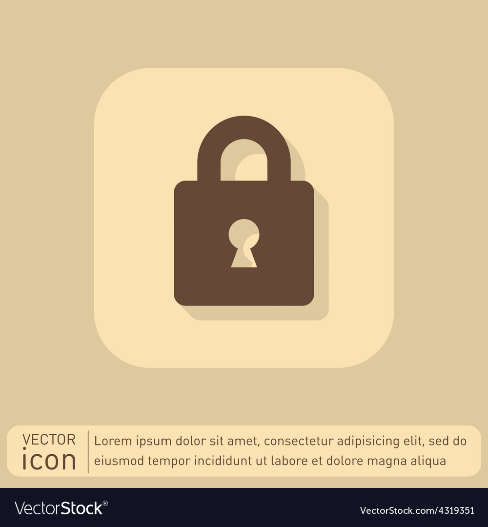 Padlock Royalty Free Vector Image - VectorStock