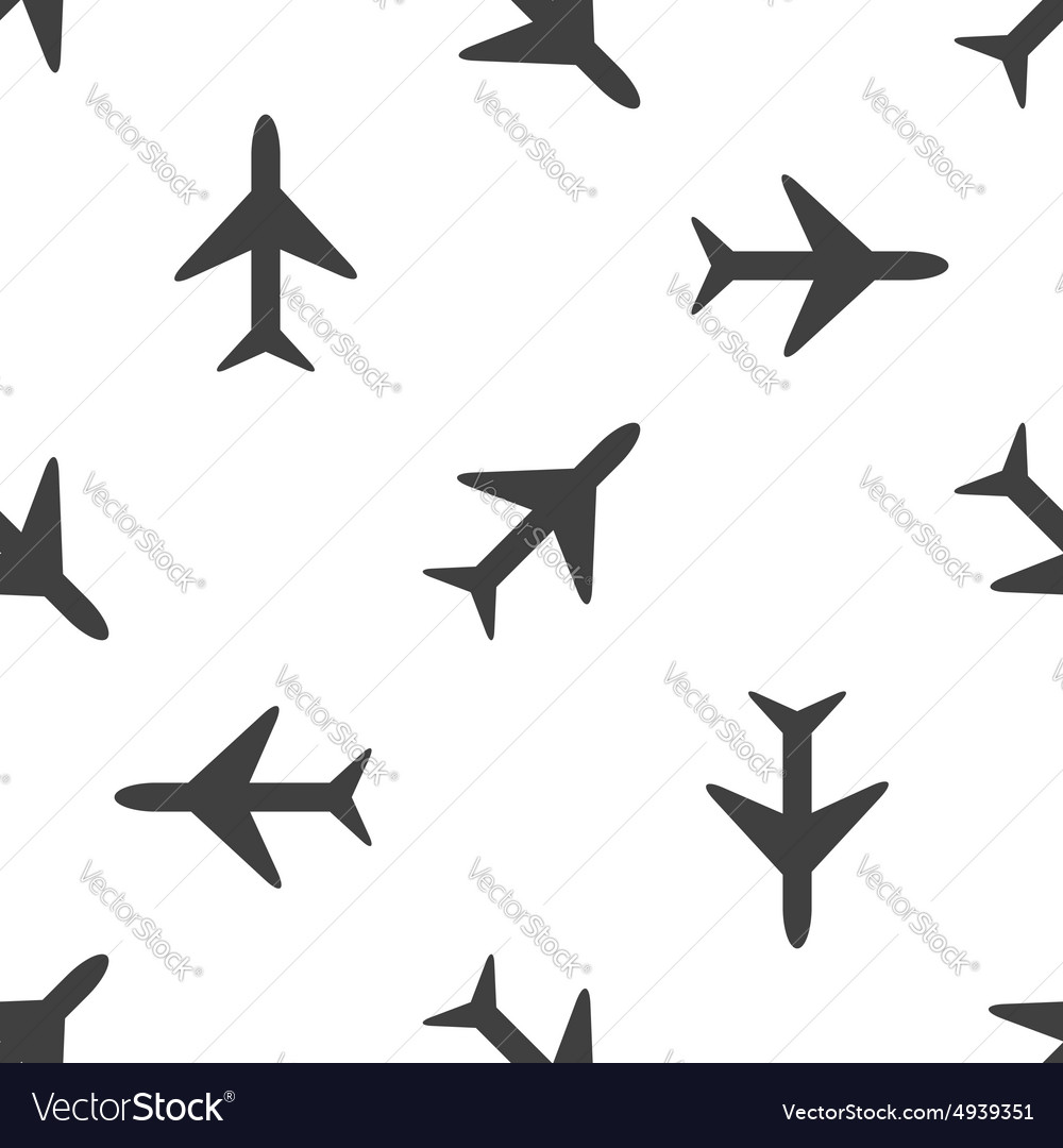 Plane pattern Royalty Free Vector Image - VectorStock