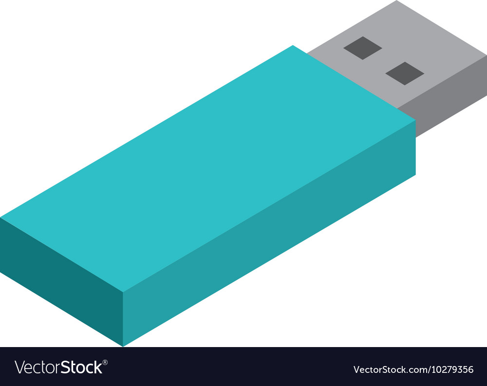 Data storage isolated icon Royalty Free Vector Image