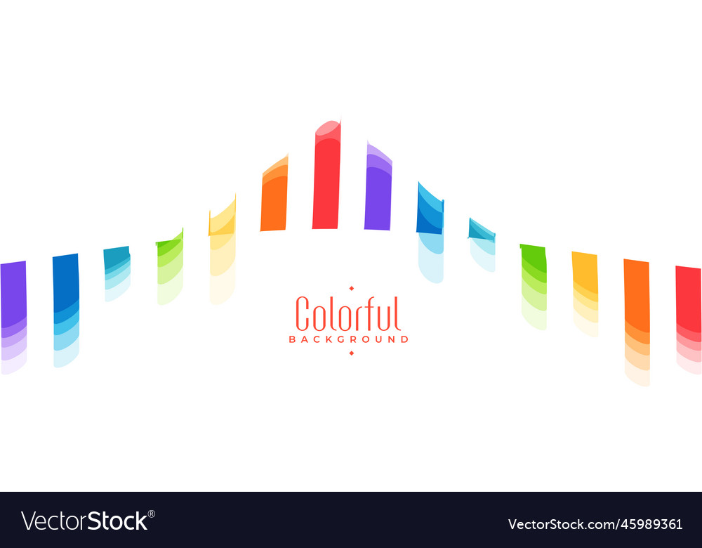 Creative rainbow colorful abstract background Vector Image
