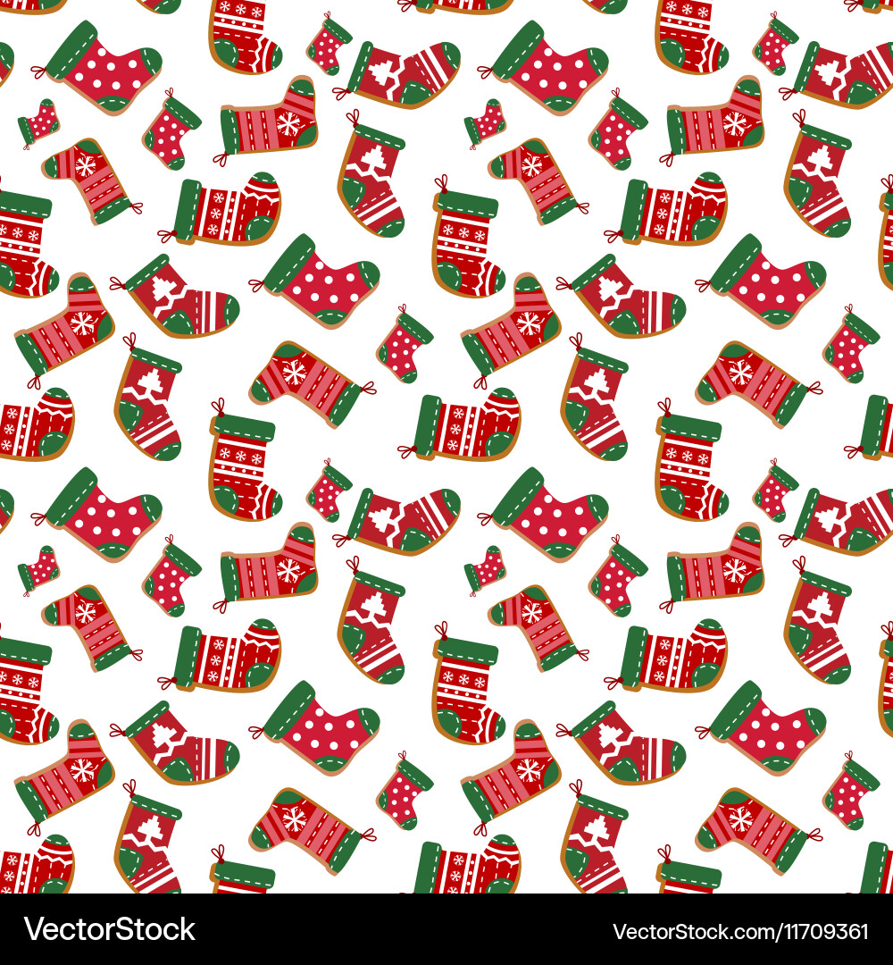 Holiday Christmas seamless background Royalty Free Vector