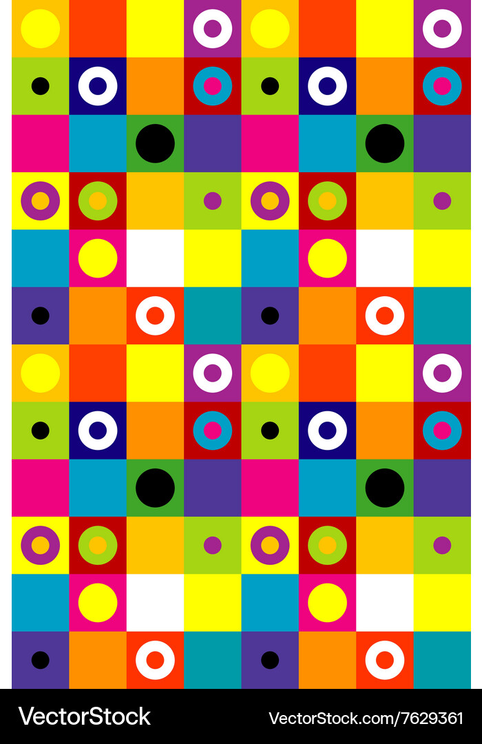 Squares and dots background Royalty Free Vector Image